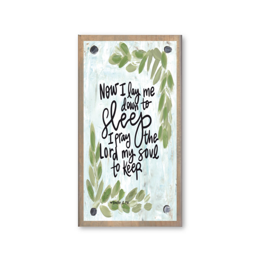 Now I Lay Me Down Happy Block – Baxter & Me